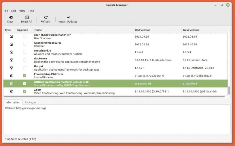 Linux Mint Now Supports Flatpak Update via Updater + More Updates