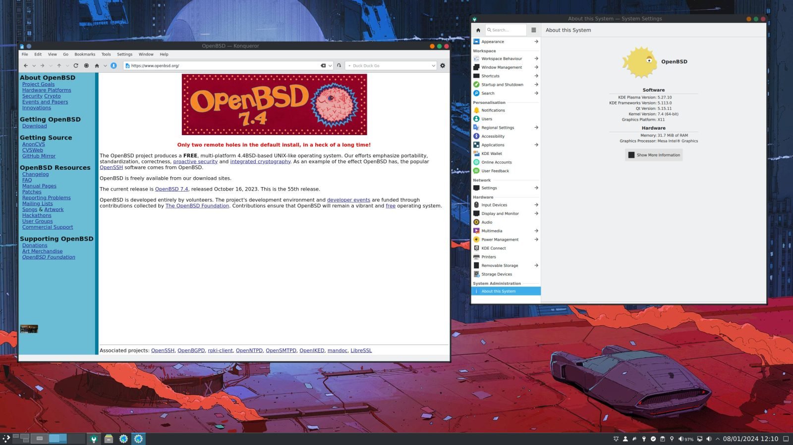 KDE Plasma 5.27 Now Available for OpenBSD as Easy Install Option