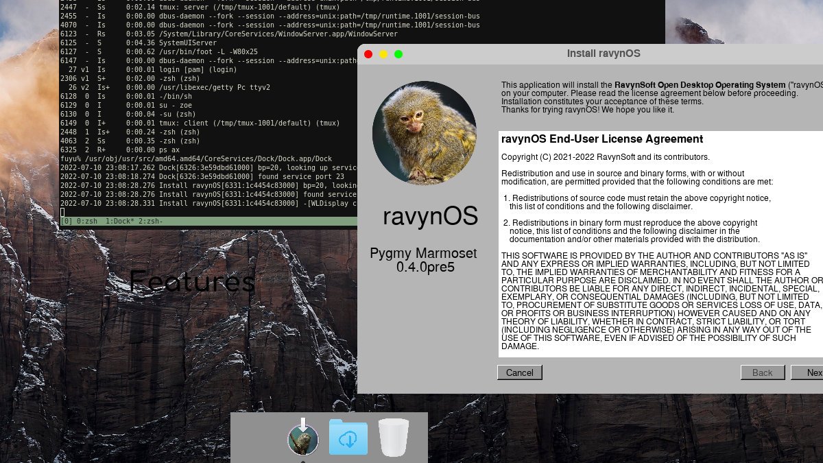 ravynOS 0.5 Released: A FreeBSD-based OS Aimed at macOS Compatibility